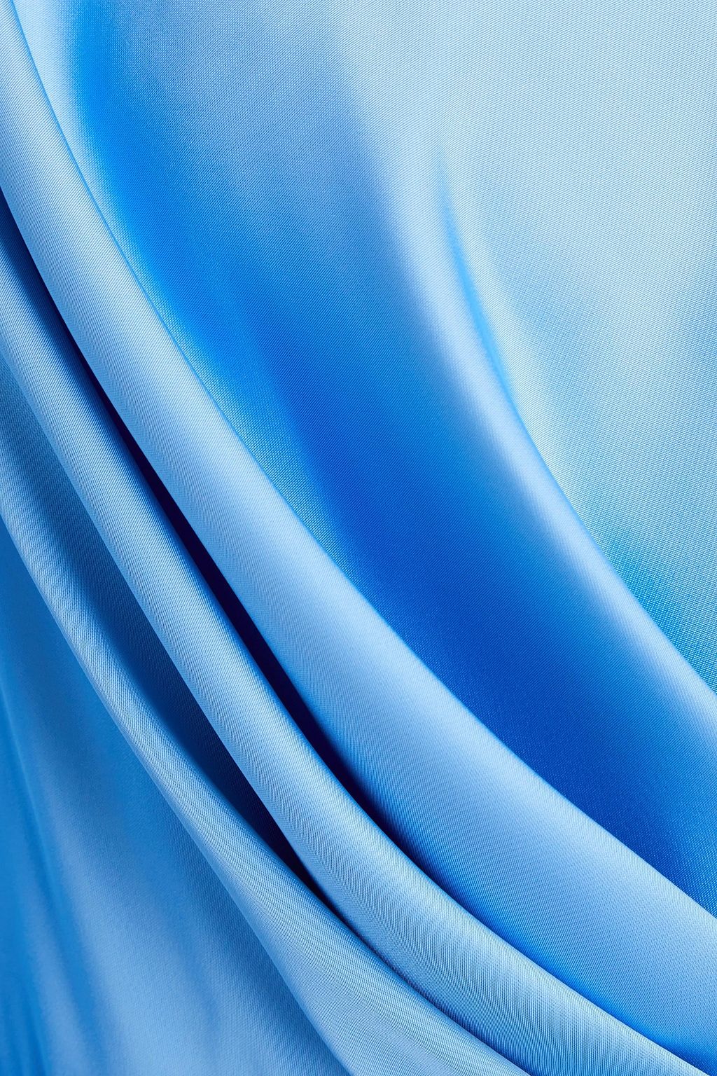 RHEA COSTA Satin Midi Dress | Gathered Waist | Elegant Drape | Rich ...